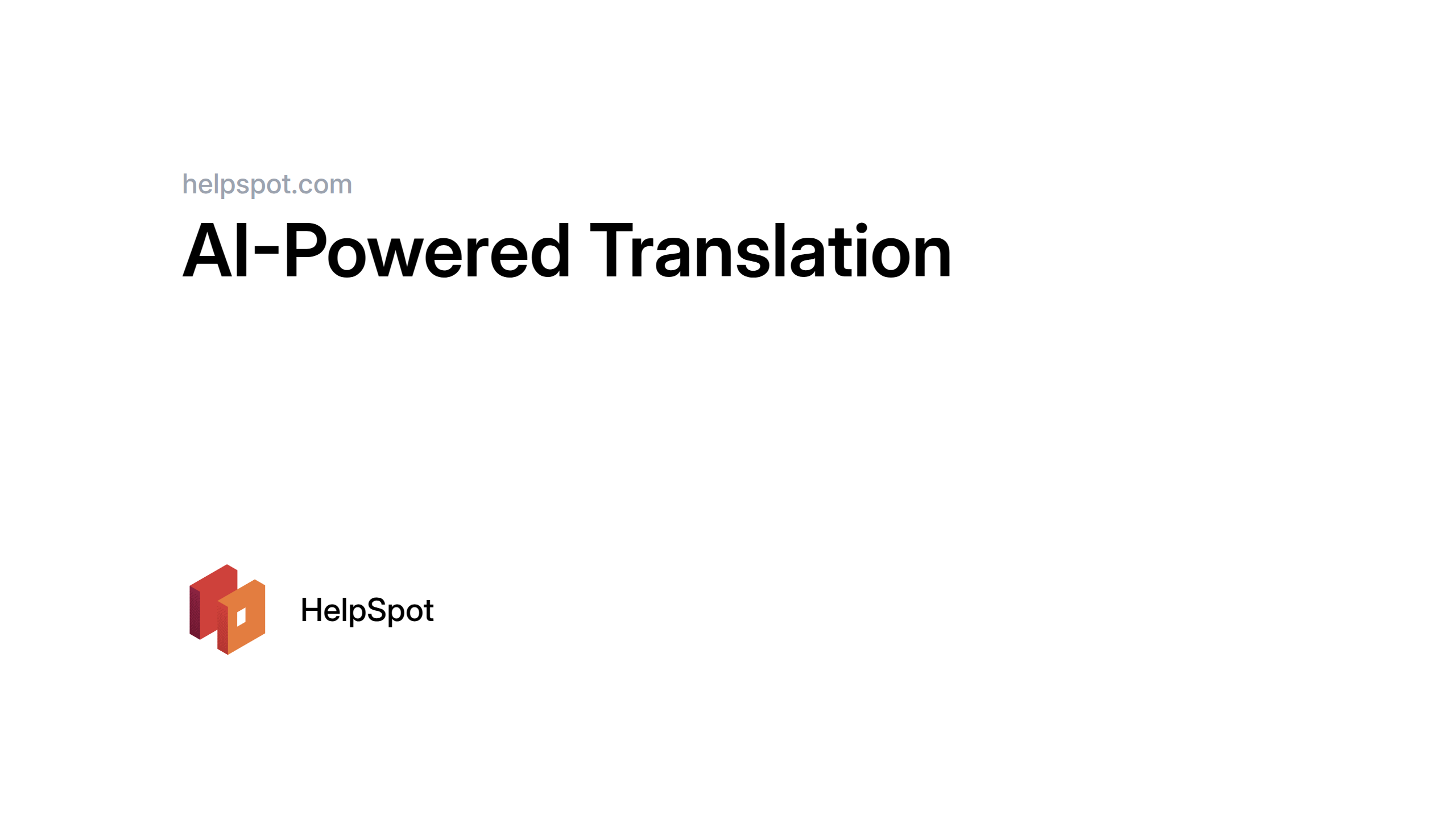 AI-Powered Translation